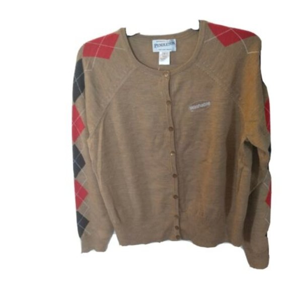Pendleton | Sweaters | Pendleton 0 Merino Wool Large Argyle Cardigan ...